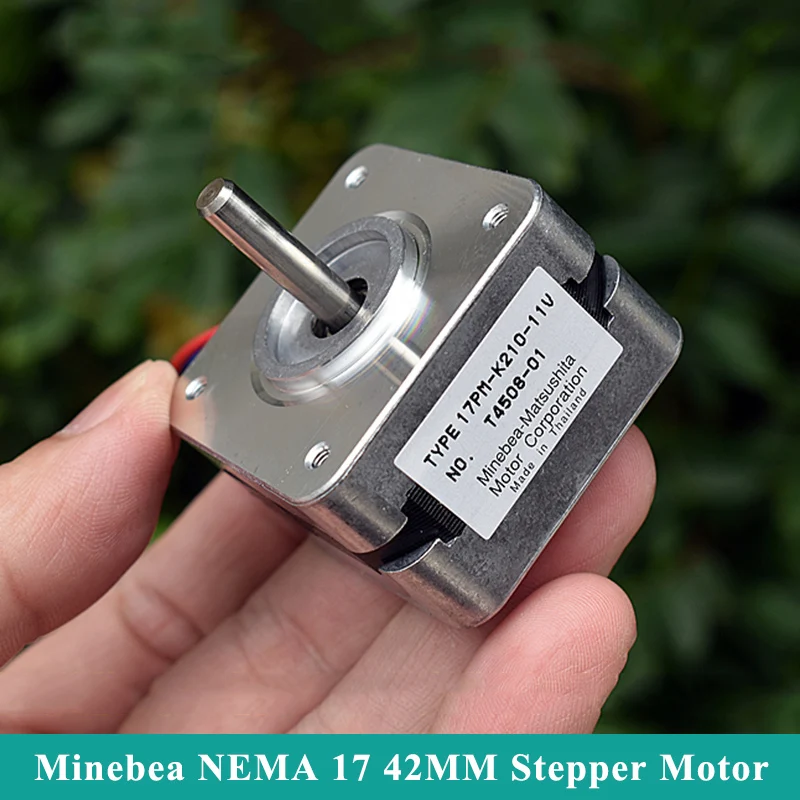 Minebea-NEMA-17-42MM-2-Phase-4-Wire-Hybrid-Step-Motor-Stepper-5mm-eixo ...