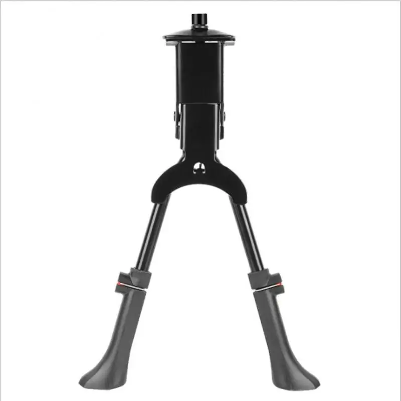 Double-Leg-Kickstand-Bicycle-Stand-Bike-Center-Mount-Foldable-Heavy ...