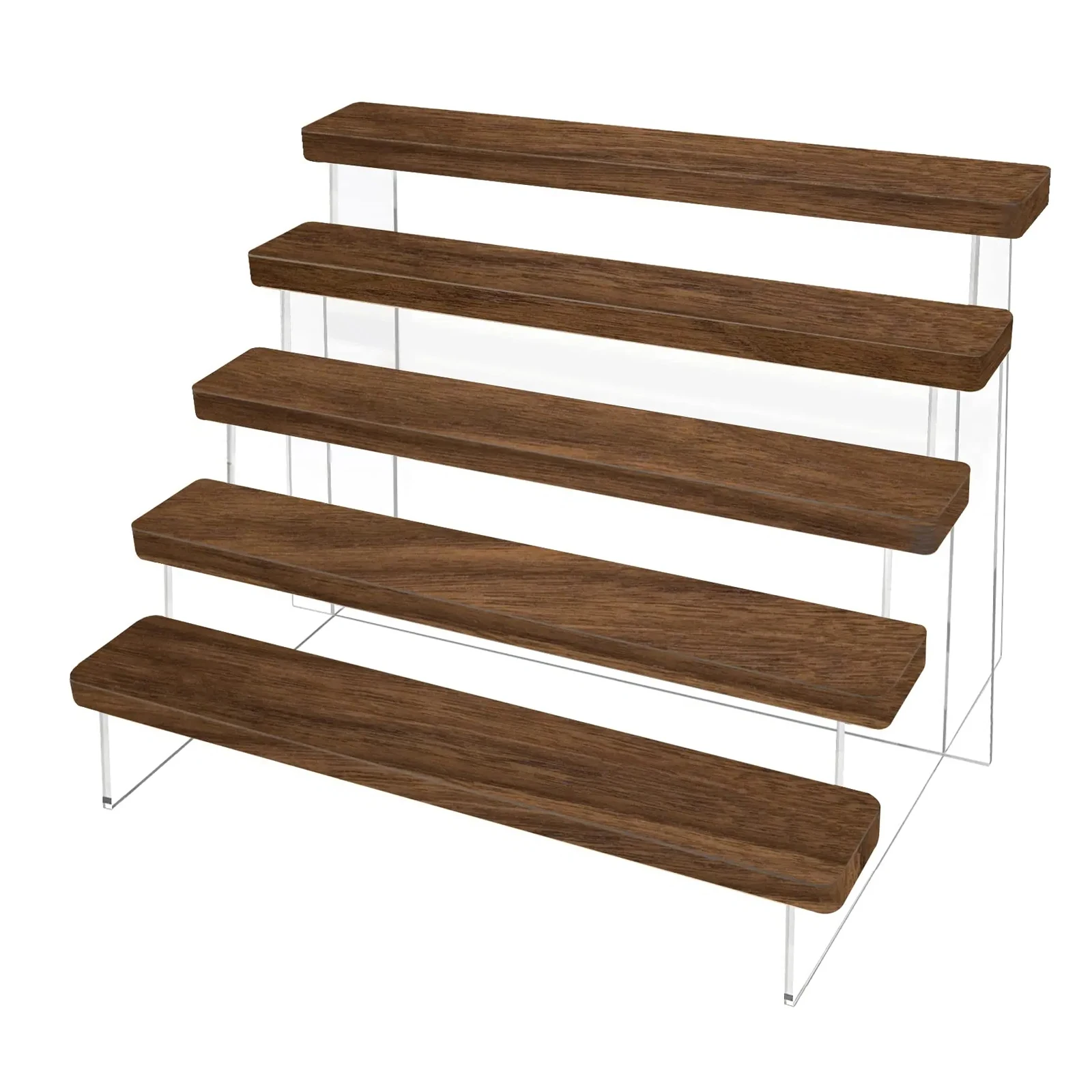 Solid-Wood-Ladder-Rack-Acrylic-Figure-Rack-Doll-Display-Car-Model ...