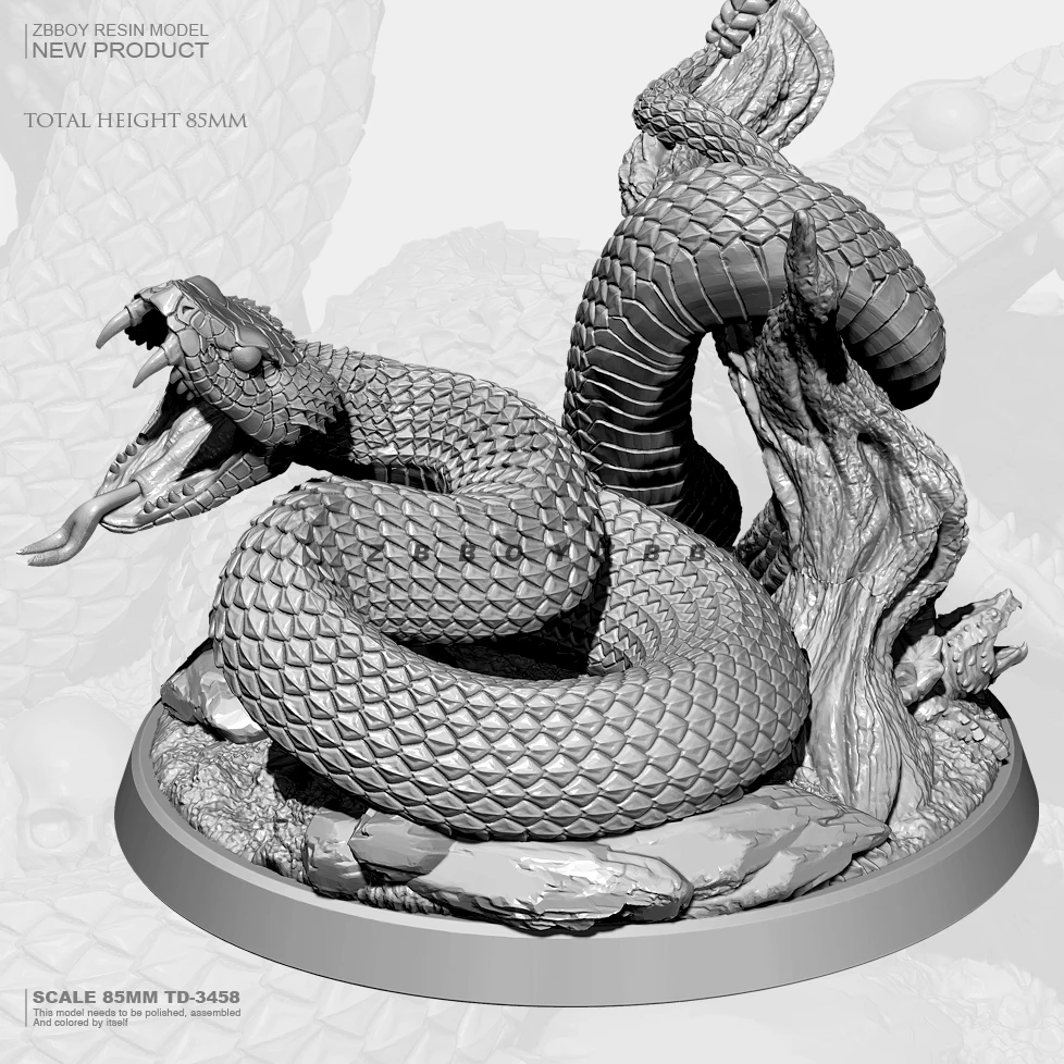 85mm Resin model kits figure colorless and self-assembled TD-3458 ...