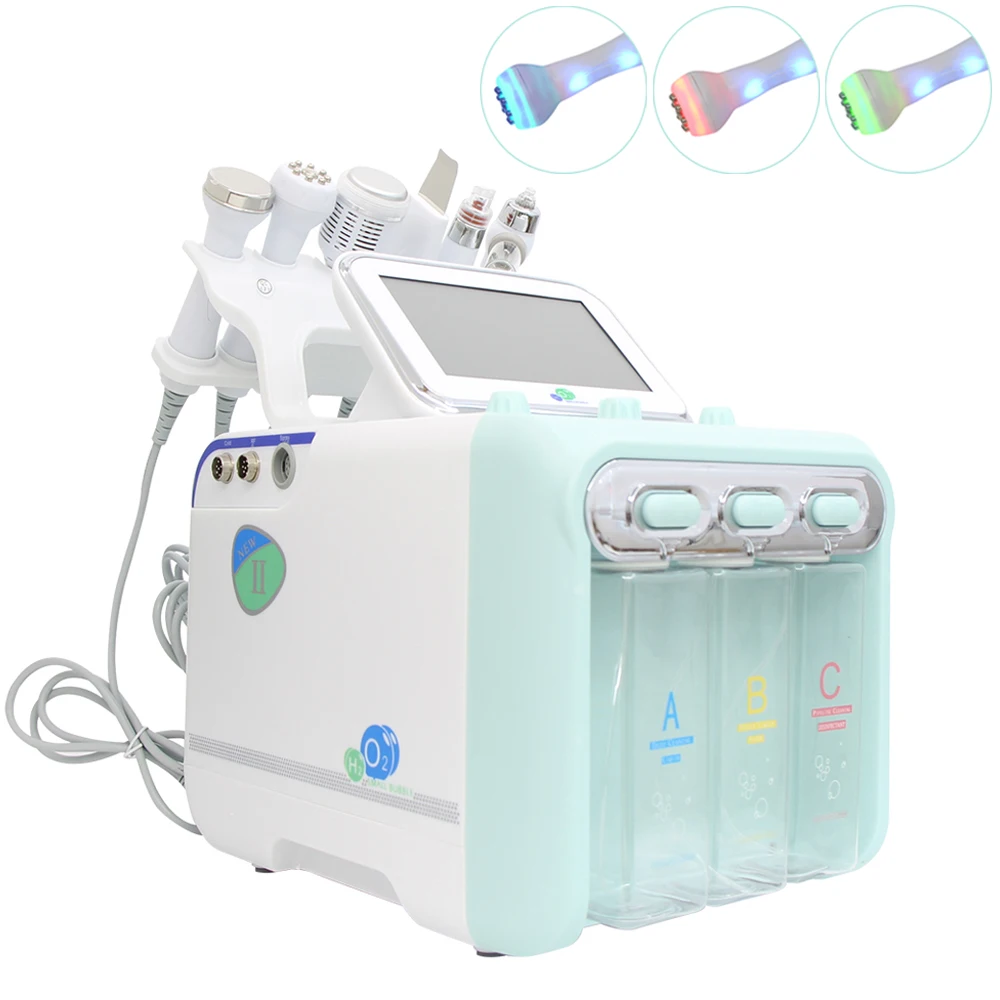 6 in 1 H2O2 Hydro facial Machine, Lifting Face, Deep Cleaning Device - FitMed