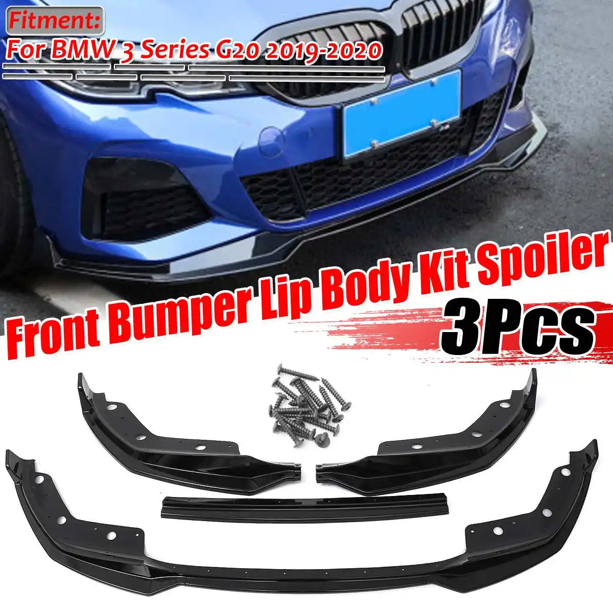 New-MP-Style-G20-Car-Front-Bumper-Lip-Spoiler-Splitter-Diffuser ...