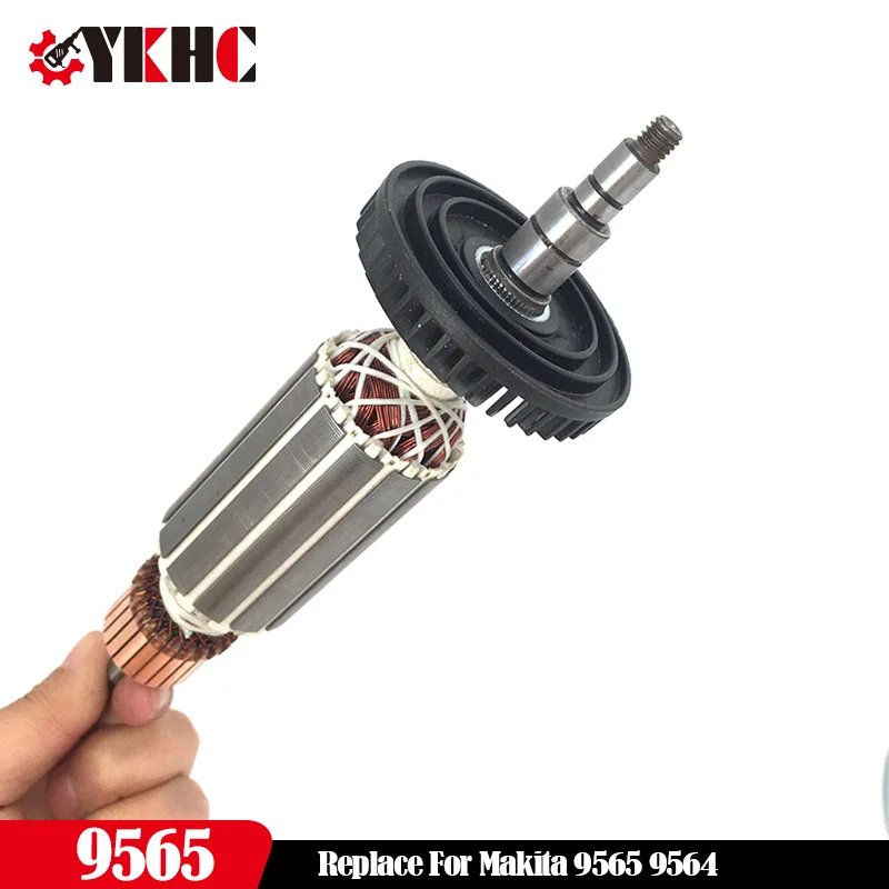 AC220V-Armature-Rotor-Anchor-Replace-For-Makita-9565-9564-Angle-Grinder ...