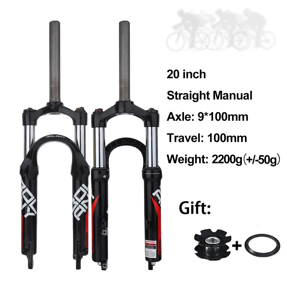 Folding-Bike-Suspension-Fork-80mm-20-Inch-Straight-Tube-Disc-Brake ...