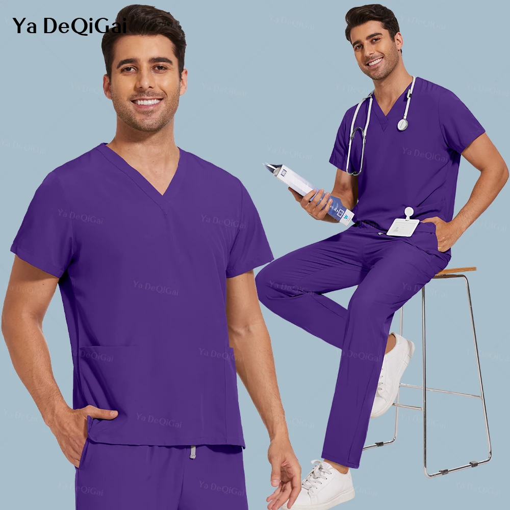 New Design Nurse Uniforms Set of Sweatshirts Pants Clothes for Medical ...