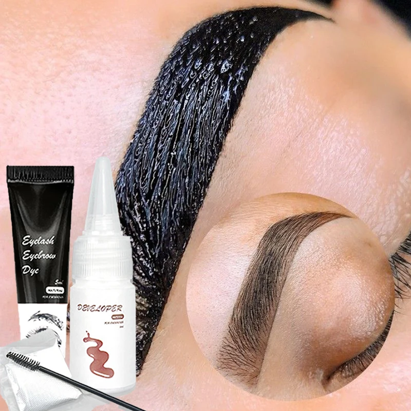 Laminated-Eyebrow-Tint-Kit-Brown-Professional-2-in-1-Eyebrow-Gel-Lash ...