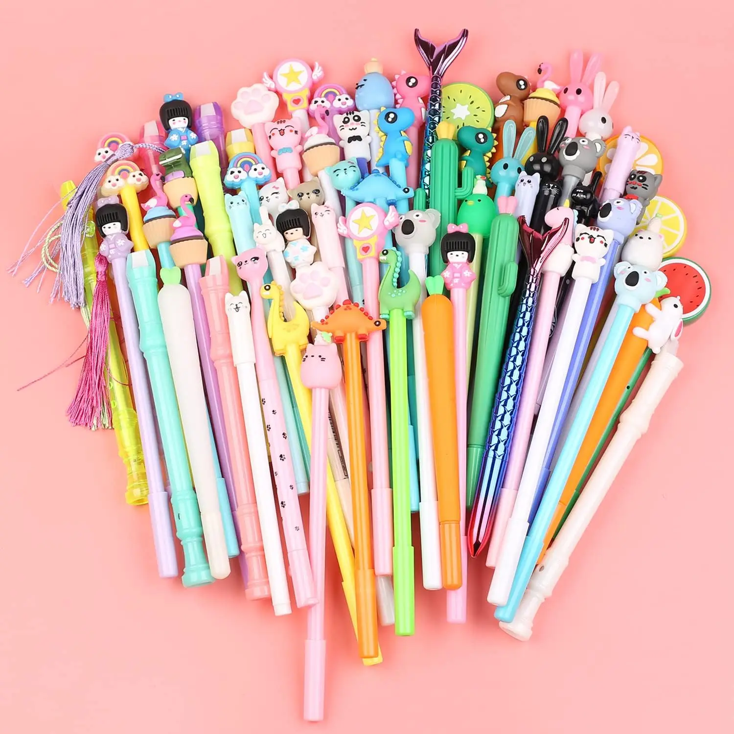 Wholesale Novel Kawaii Gel Pens Set Cute Creative Fancy Animation ...