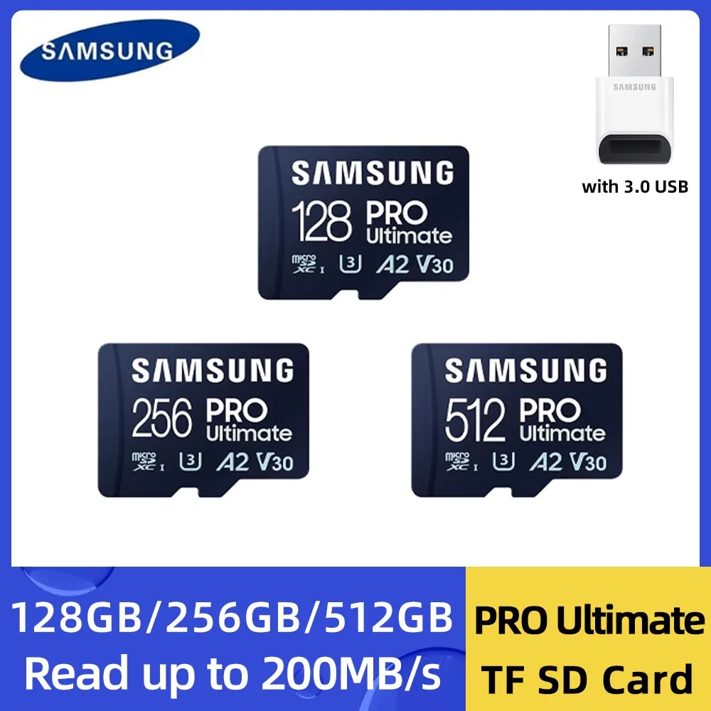 Samsung-Micro-SD-Card-PRO-Ultimate-128GB-MicroSDXC-U3-4K-Flash-Memory ...