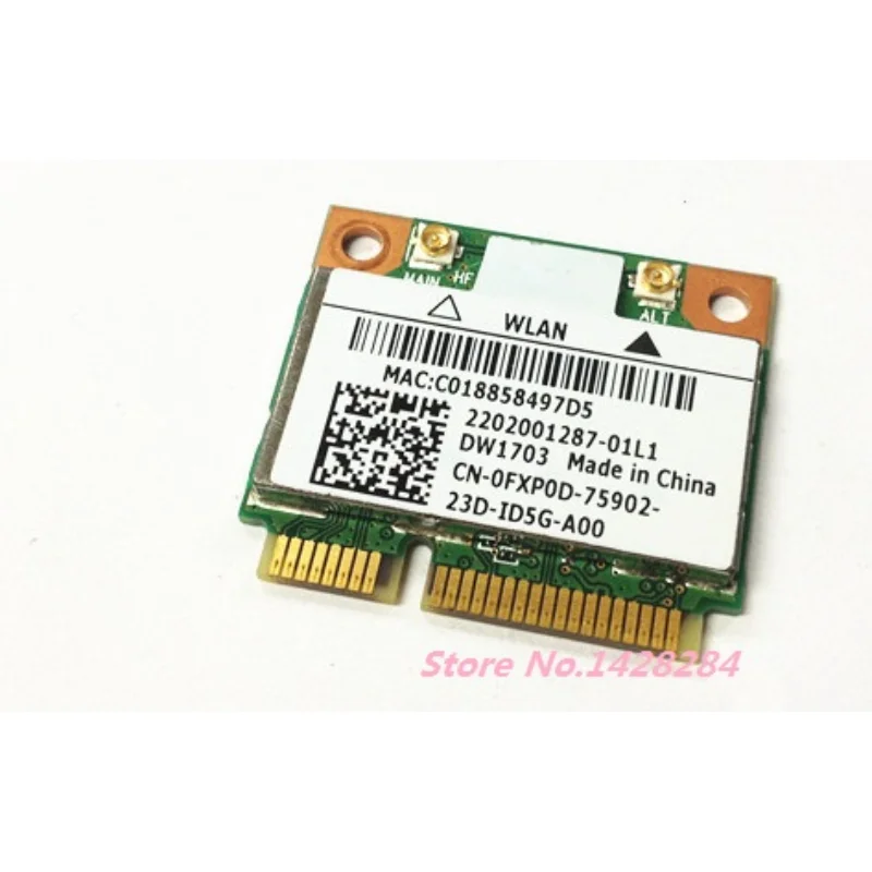 For Dell Dw1703 Atheros Ar5b225 Wifi For Bluetooth Bt 4.0 Half Mini Pci ...