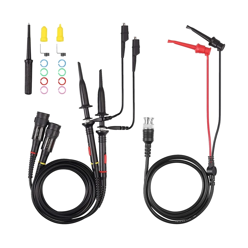 P2200-Oscilloscope-Probe-With-Accessories-Kit-200Mhz-Oscilloscope-Clip ...
