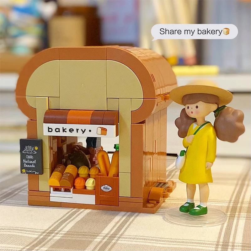 Cartoon Bakery Building
