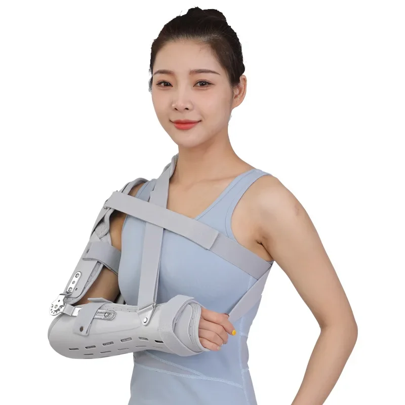 Adult-Adjustable-Shoulder-Elbow-Joint-Fixation-Brace-Humeral-Fracture ...