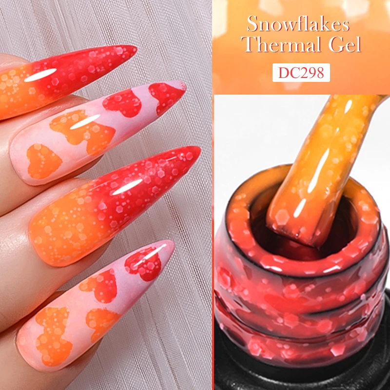 Mtssii-7ML-Snowflakes-Thermal-Gel-Nail-Polish-Nail-Art-Snow-Sequins ...