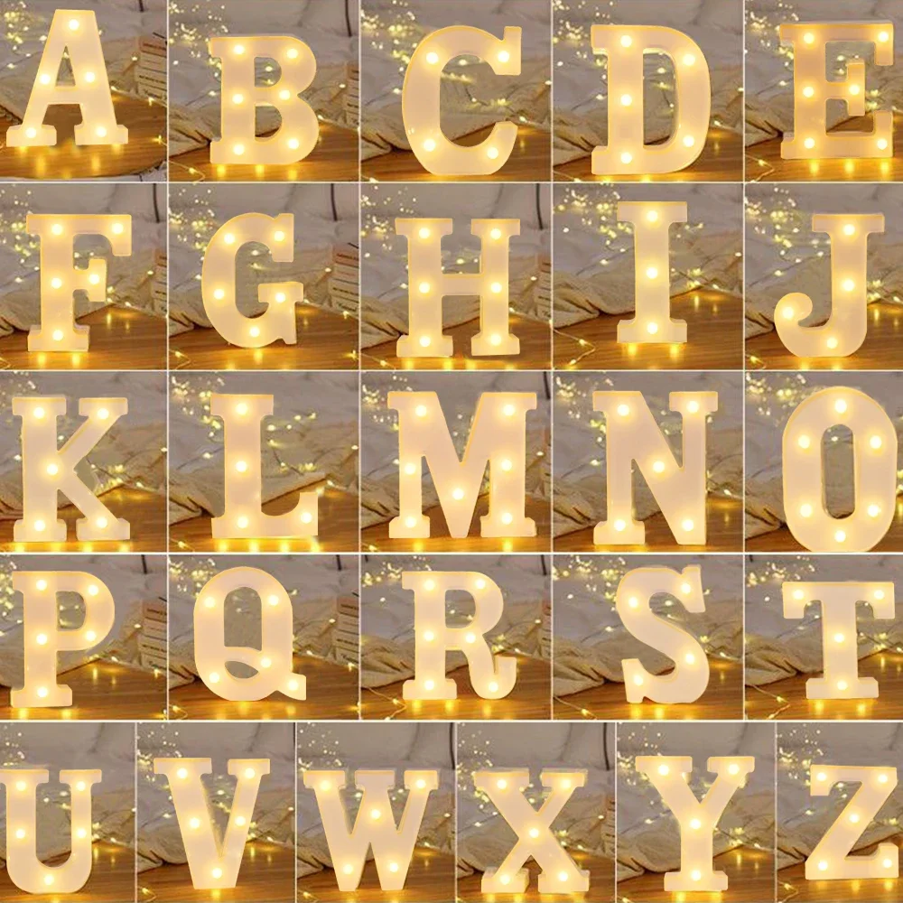 Runtow Led Letter Light ,Name Letters Alphabet Letter LED Battery Night ...
