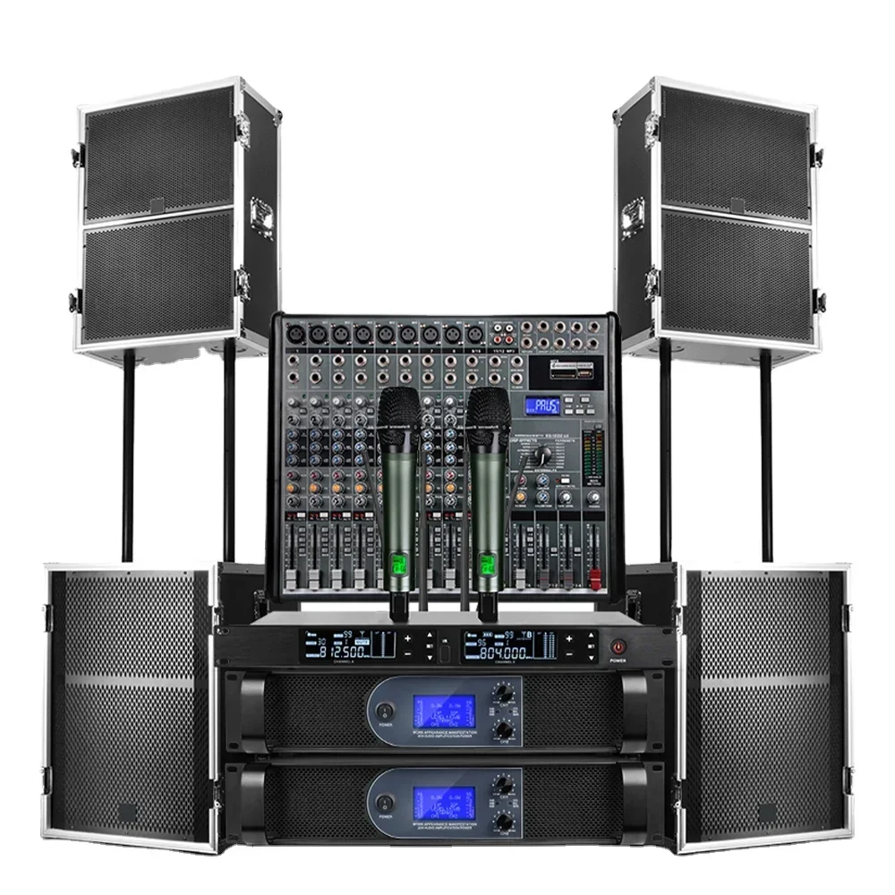 Sistema-de-sonido-de-Audio-profesional-LS12-altavoces-duales-de-12 ...