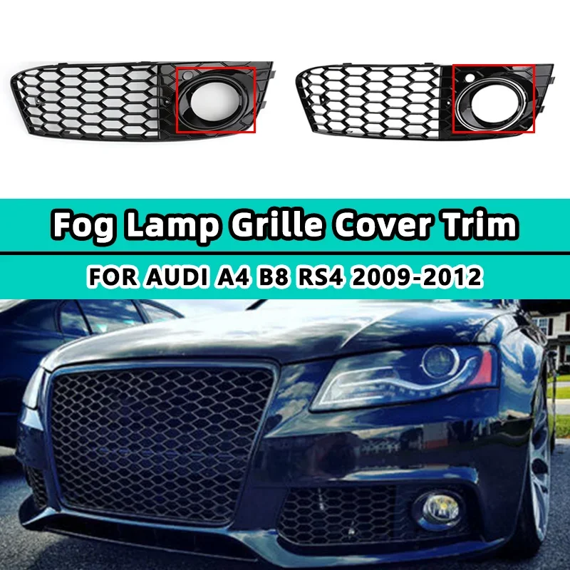 Car-Front-Grill-Mesh-For-Audi-A4-B8-RS4-2009-2010-2011-2012-Honeycomb ...