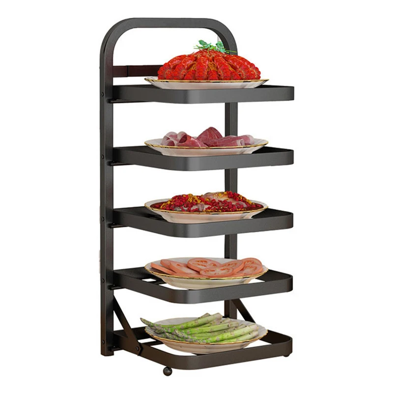 Wall-mounted-Multi-layer-Classification-Rack-Household-No-Punching ...