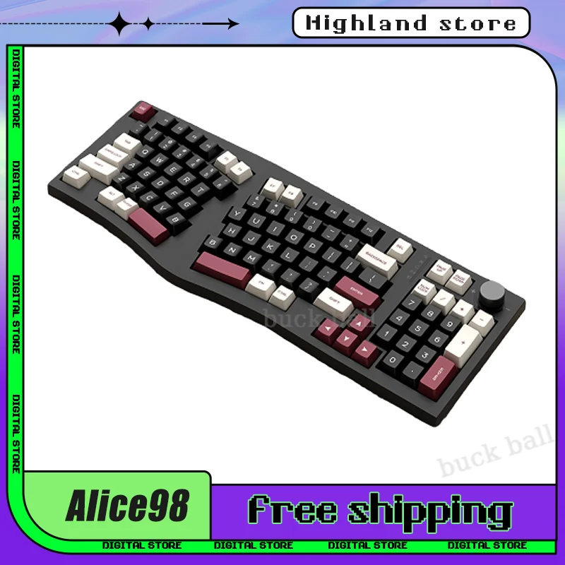 FEKER-Alice98-Mechanical-Keyboard-Alice-3-Mode-Bluetooth-Wireless ...