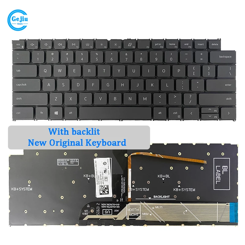 New-Original-Laptop-Keyboard-For-DELL-Vostro-14Pro-14-5410-5415-5418 ...