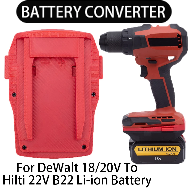 Battery-Converter-for-HILTI-22V-B22-Li-Ion-Tool-to-For-DeWalt-18-20V ...