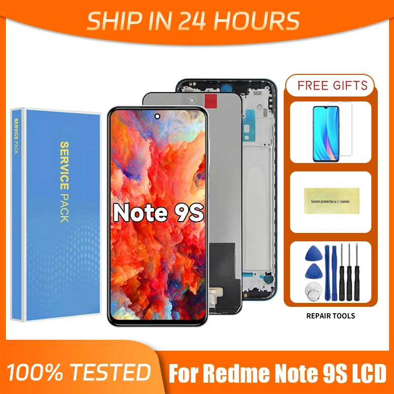 6-67-Original-LCD-With-Frame-For-Xiaomi-Redmi-Note-9S-LCD-Display ...