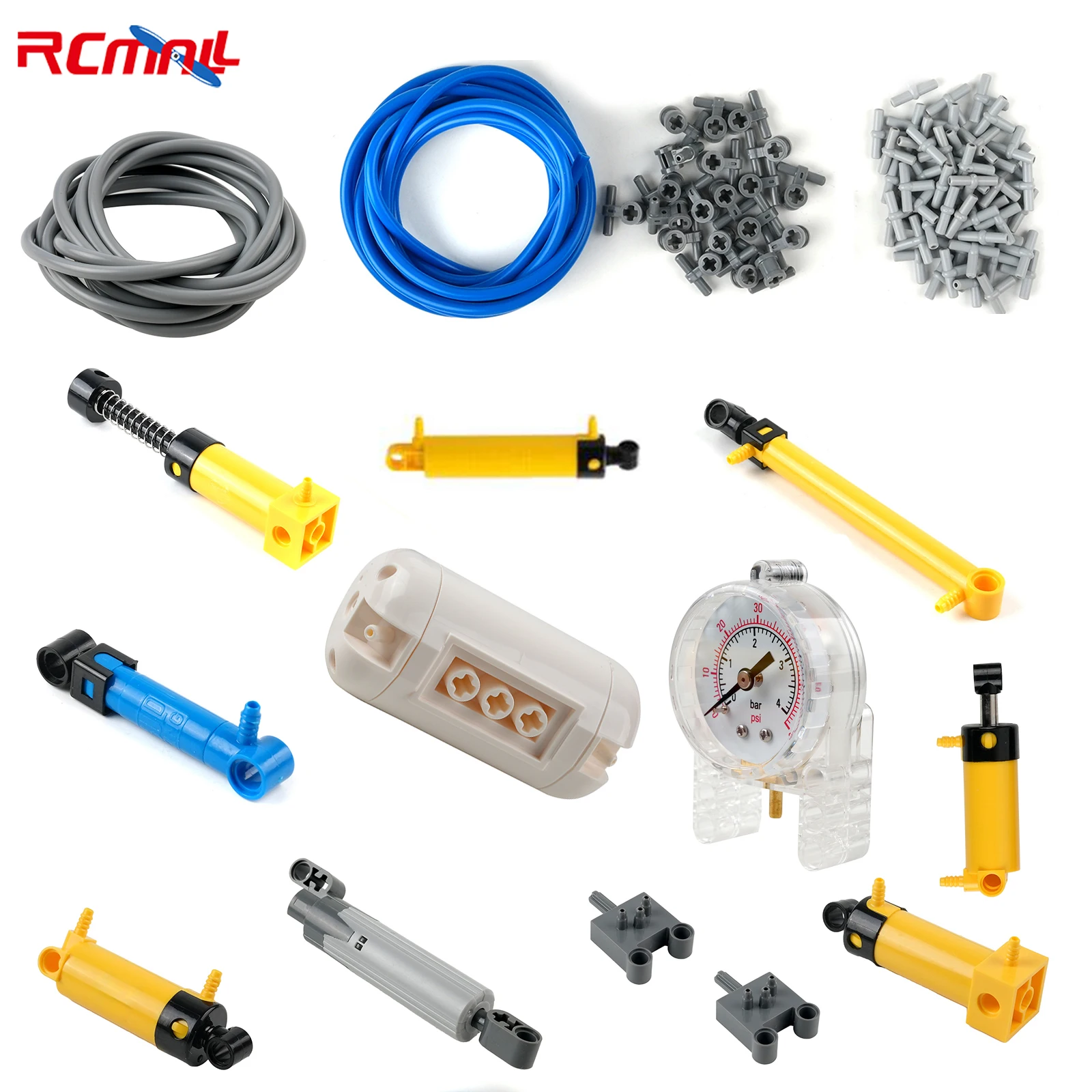 MOC Pneumatic Block Kit Compatible with Legoeds Pneumatic switch 47223 ...
