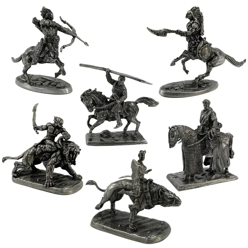 Metal Mediaeval Knights Army Centaur Cavalry Soldier Figurines ...