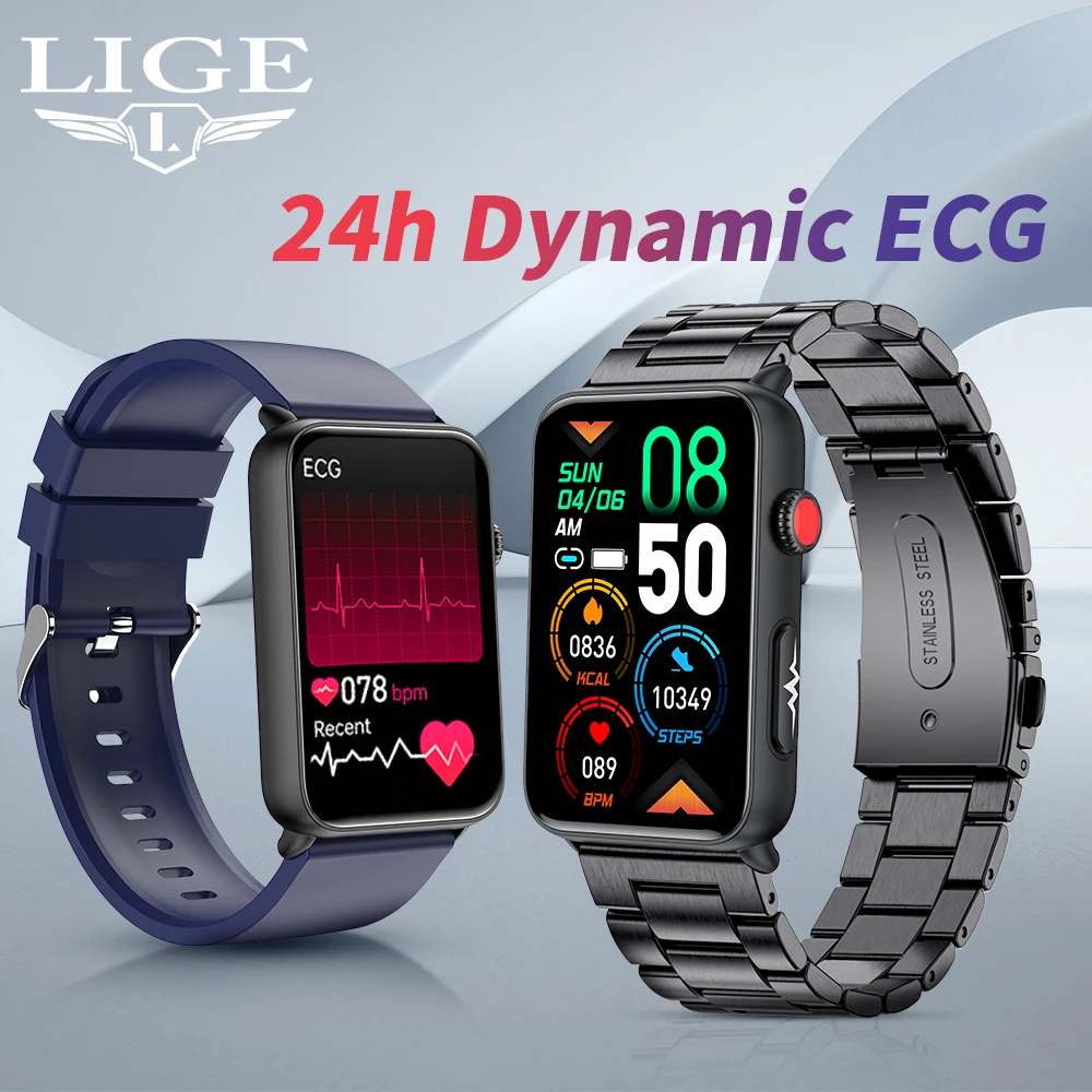 LIGE-imperme-vel-esportes-Smartwatch-para-homens-chamada-Bluetooth ...