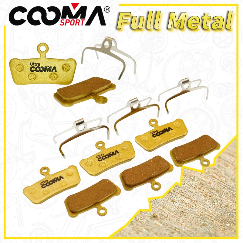 4 Pairs, Full Metal Bicycle Disc Brake Pads for SRAM G2 Guide Ultimate ...