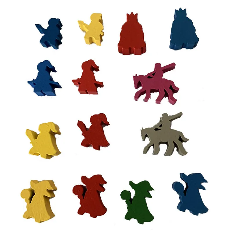 5-pcs-set-Humanoid-Wooden-Chess-King-Master-Swordsman-Board-Game ...
