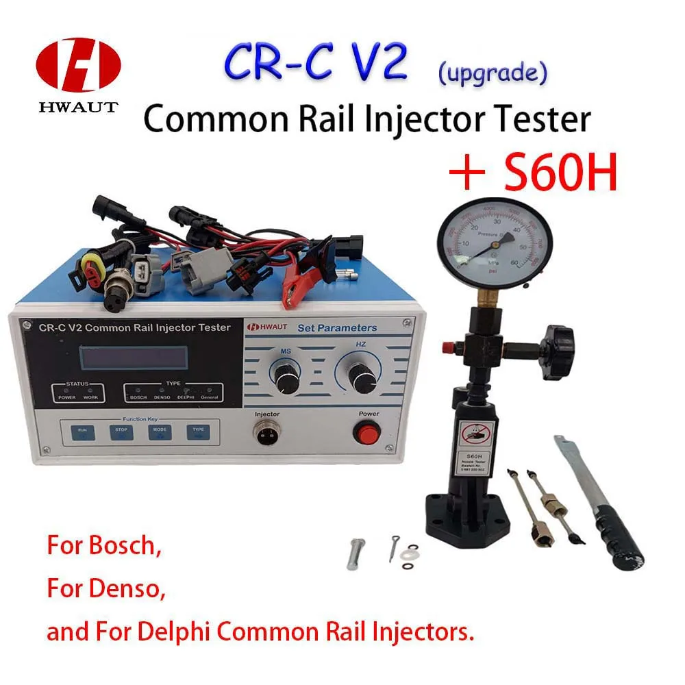 CR-C V2 Multifunction Common Rail Injector Tester S60H Diesel Injector ...