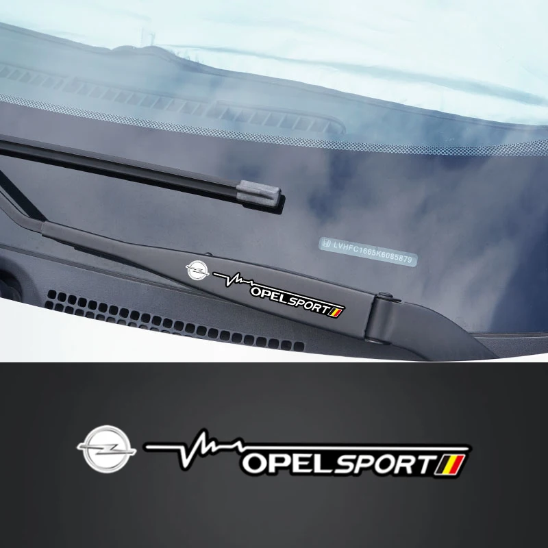 Car Emblem Window Wiper Sticker Auto Decor Decal Accessories For Opel ...