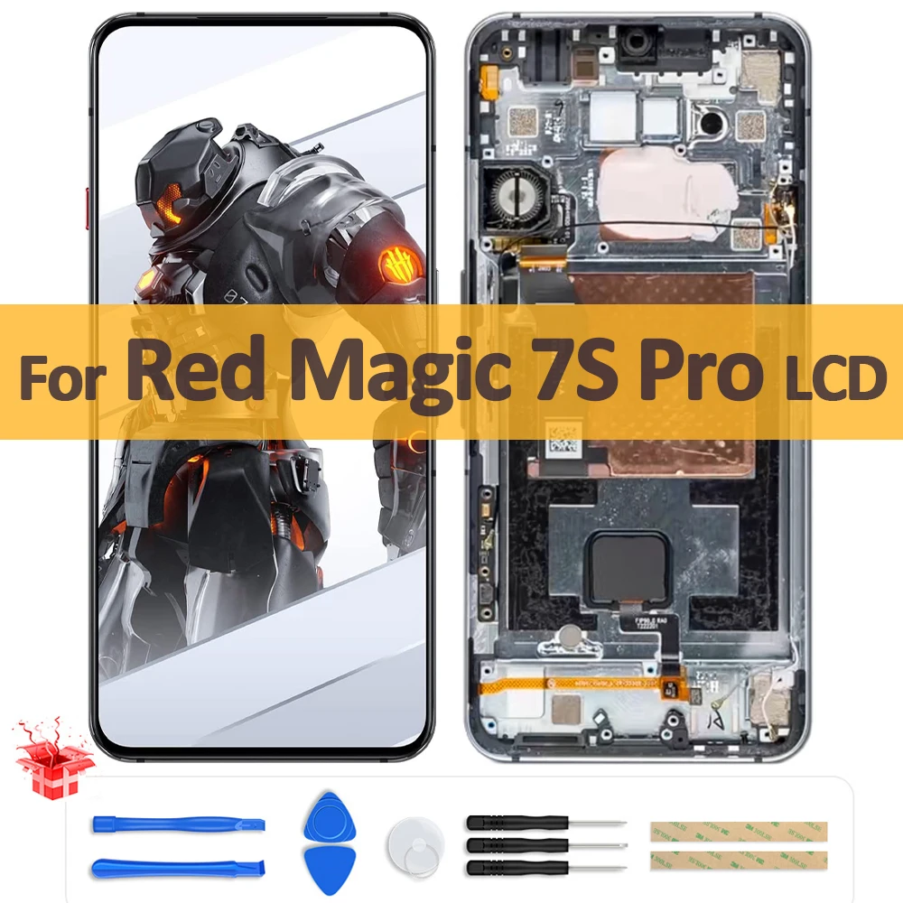 6-8-Original-AMOLED-For-ZTE-nubia-Red-Magic-7S-Pro-NX709S-LCD-Display ...