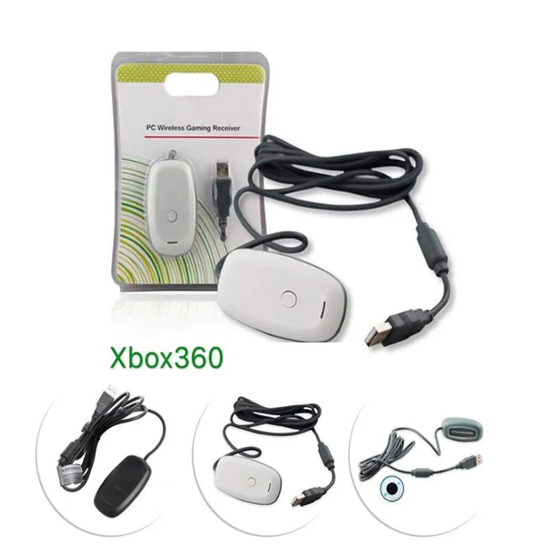Receptor USB inalámbrico para MICROSOFT XBOX360 PC, adaptador, Win 7/8 ...