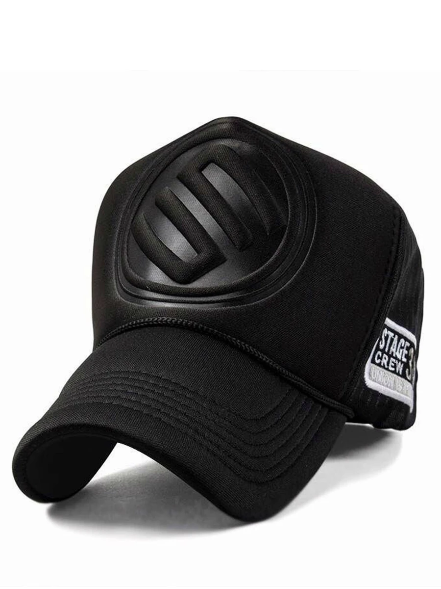 Adult Summer Mesh Trucker Caps Men Hip Hop Punk Rock Snapback Hat Big ...
