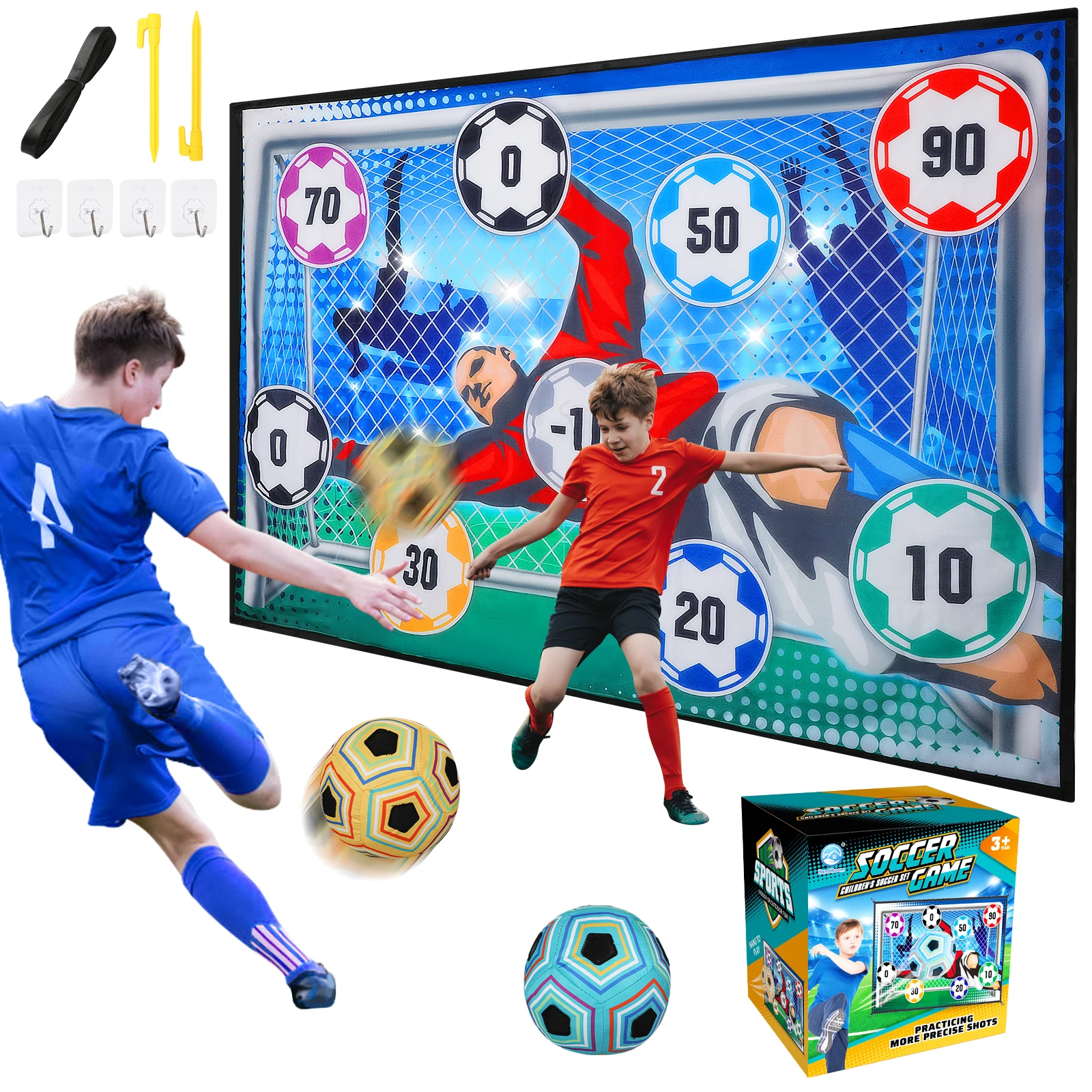 VATOS Kids Soccer Set “SoccerStar” – Indoor & Outdoor Soccer Trainer ...