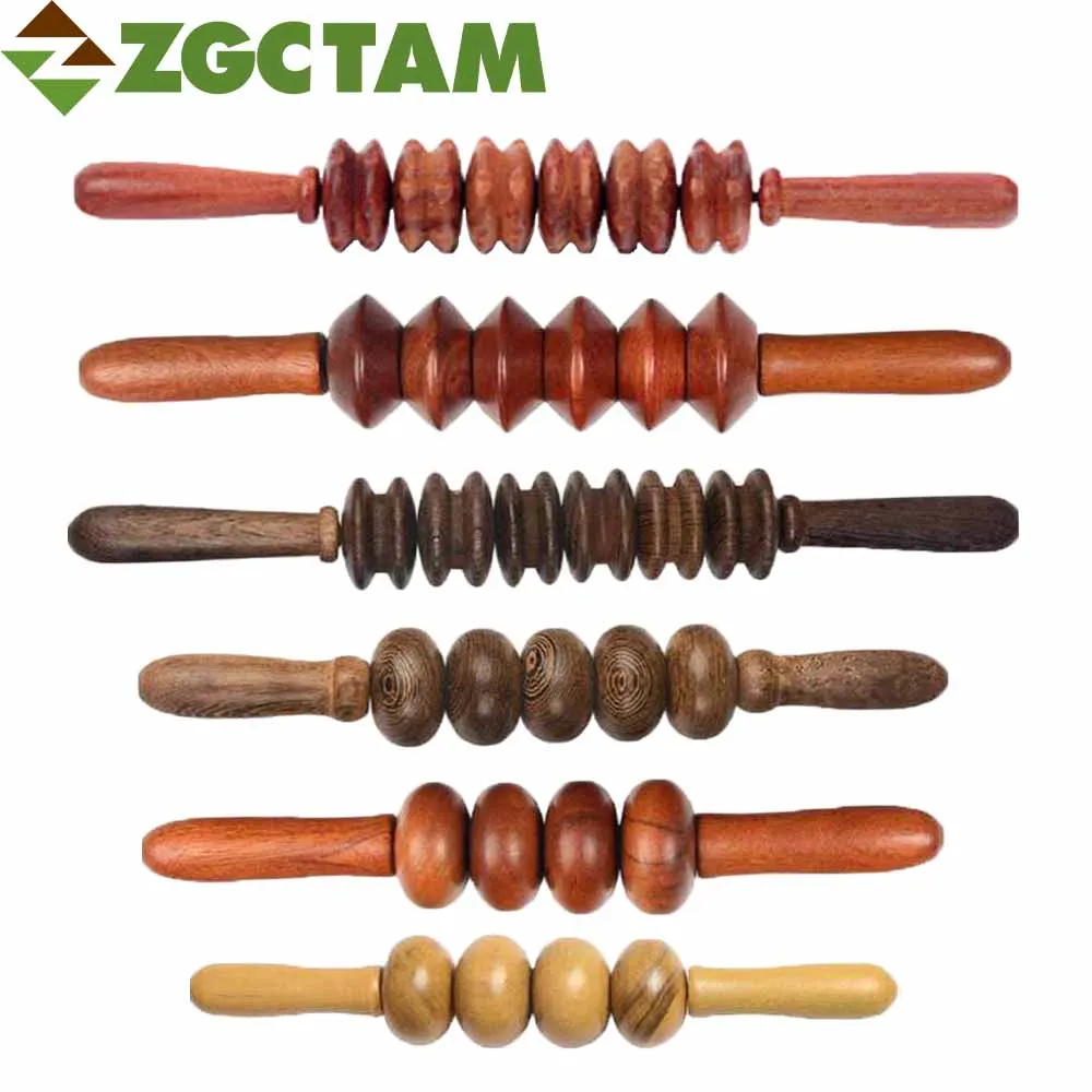 Wooden-Roller-Massage-Stick-Handheld-Body-Gua-Sha-Tool-Maderoterapia ...