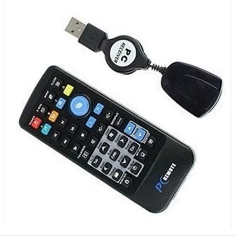 IR HTPC Wireless Mouse USB Laptop PC Wireless Media Remote Control ...