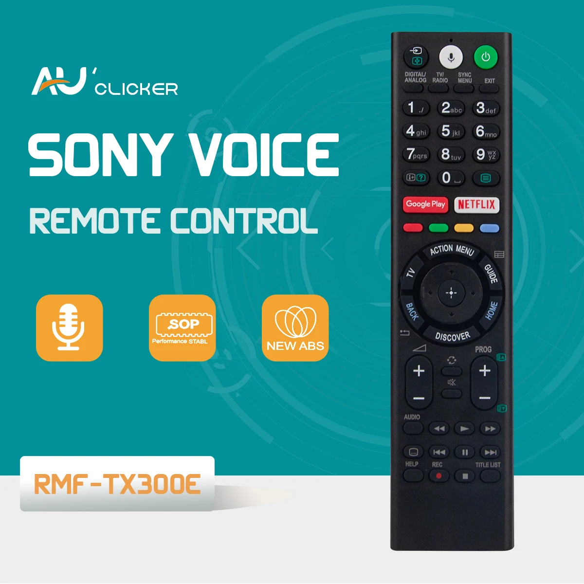 Mando a distancia para televisor Sony 4K Ultra HD, Control remoto por ...