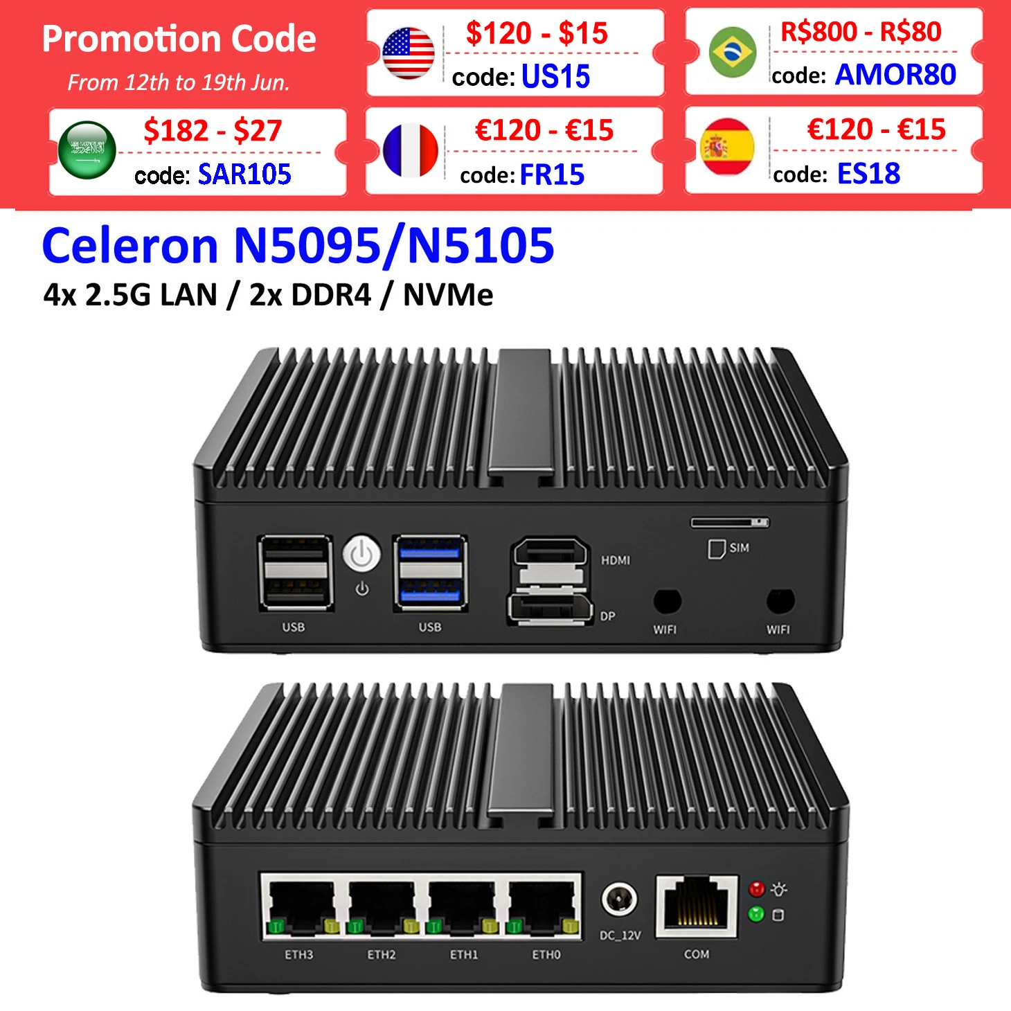 Mini Pc Firewall Appliance | Fanless Firewall Appliance | Pfsense ...