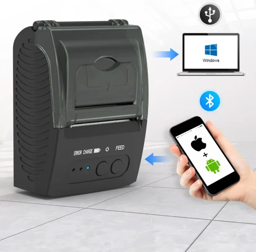 Mini-Impressora-de-Recibos-T-rmica-Port-til-Barcode-Stickers-Printer ...