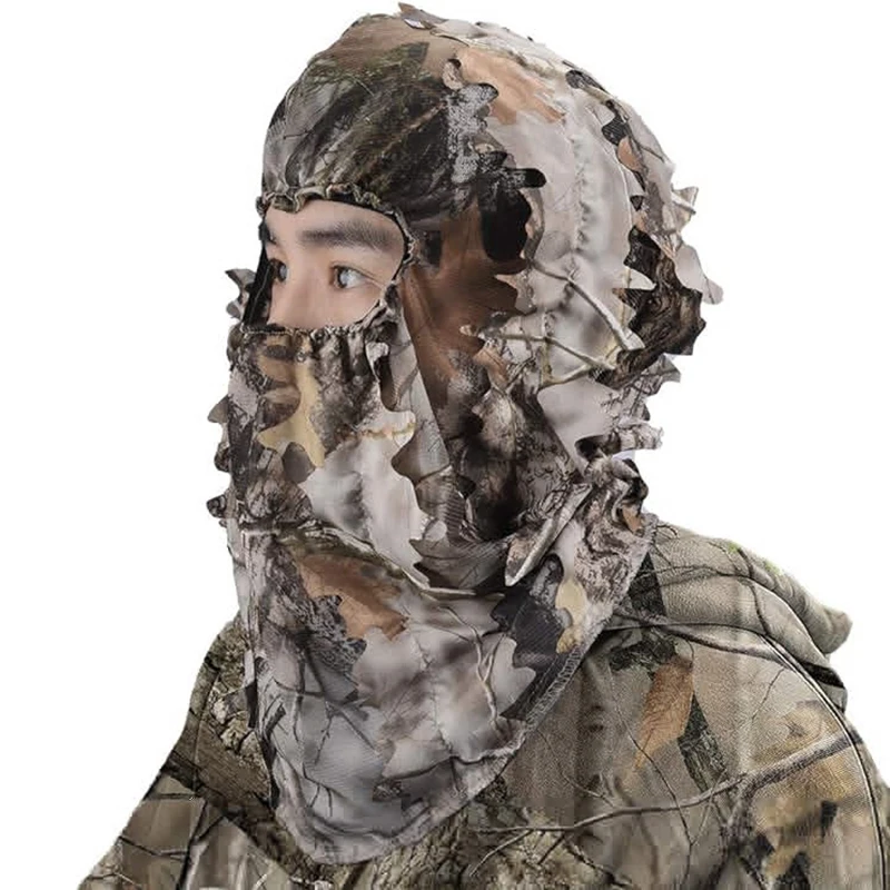 hunt-Headwear-Ghillie-Face-Mask-3D-Leafy-hunting-apparel-accessories ...