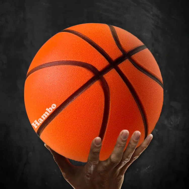 Mute-Indoor-Silent-Basketball-Ball-29-Grooved-Airless-PU-Foam-Ball-Size ...