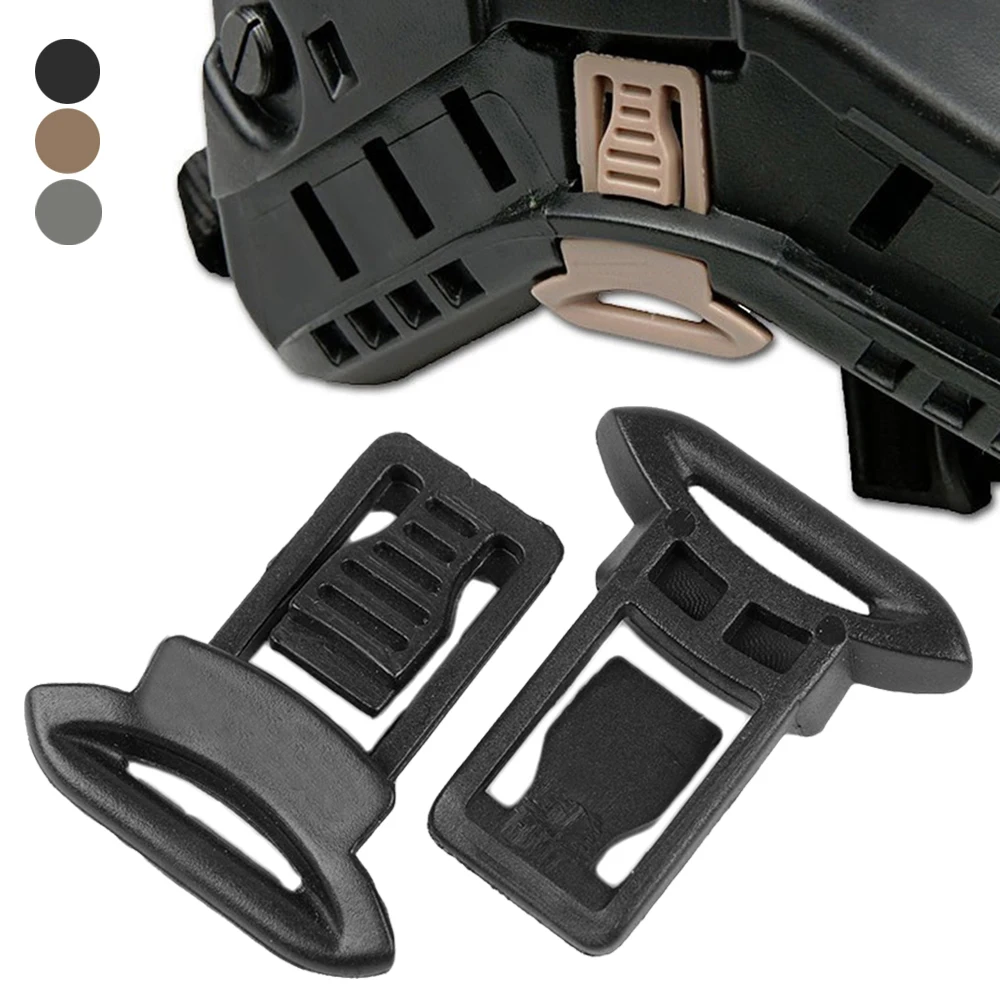 FMA Goggle Swivel Clips Set For Helmet Side Rails Wargame Paintball ...