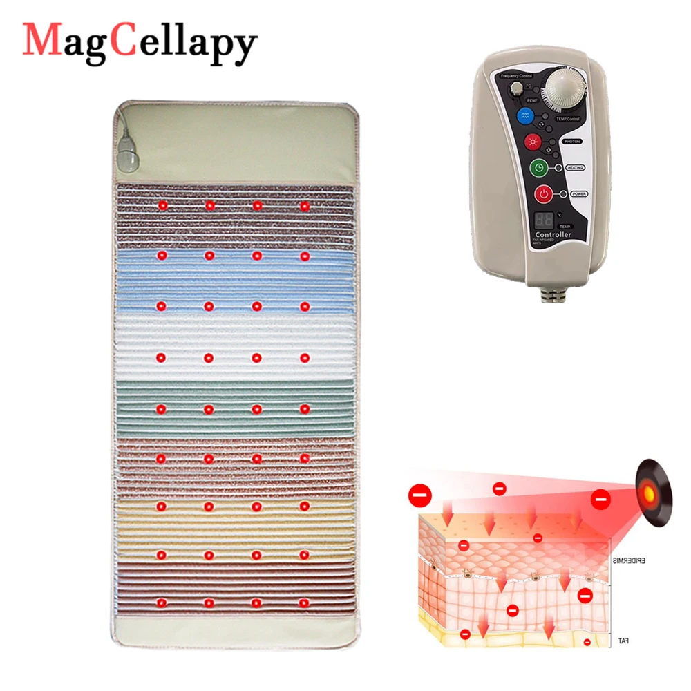 PEMF-Photon-Energy-Pad-Seven-Color-Natural-Gem-Infrared-Physiotherapy ...