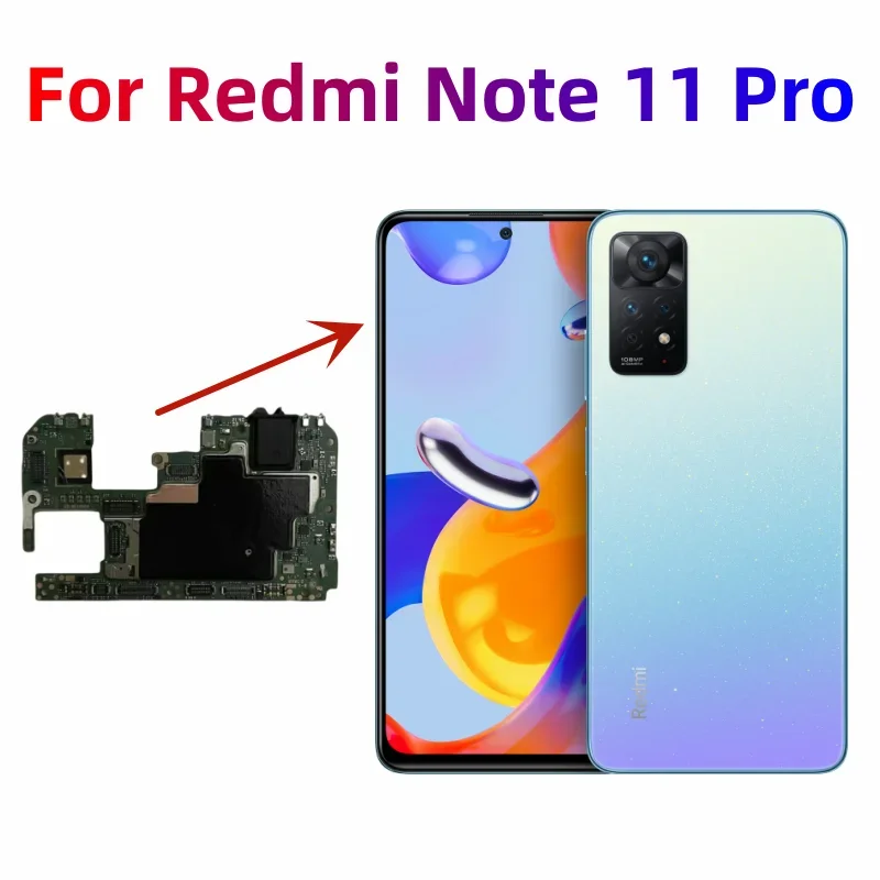 Original-Unlocked-Motherboards-For-Xiaomi-Redmi-Note-11-Pro-Mainboard ...