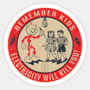 Reddy Kilowatt Electricity Will Kill You 5PCS Stickers for Laptop ...