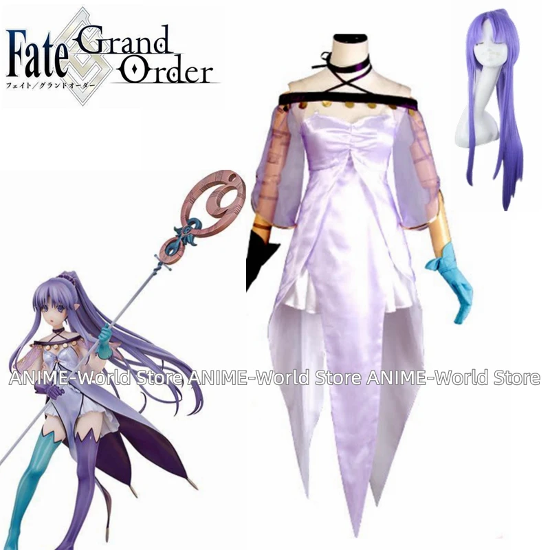 《Custom Size》Anime Fate Grand Order Caster Medea Lily Cosplay Costume ...