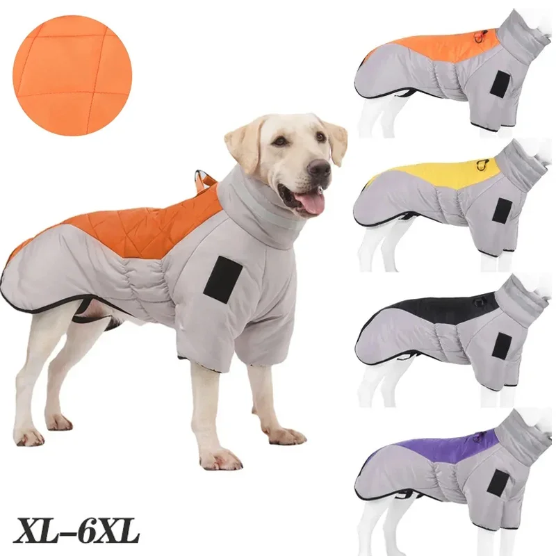 Winter-Warm-Big-Dog-Thicken-Down-Jacket-Waterproof-Large-Dogs-Clothes ...