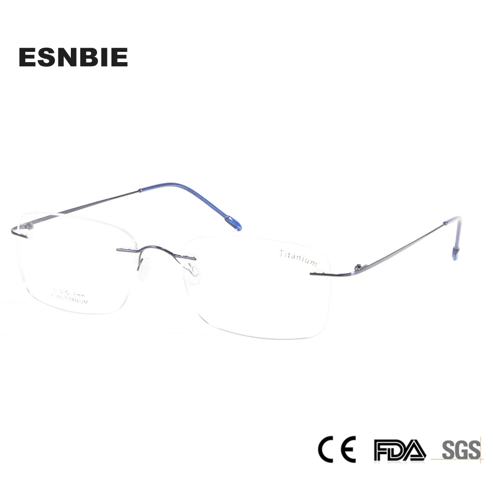 Flexible-Titanium-Glasses-Frame-Men-Ultralight-Rimless-Eyeglass-Frame ...